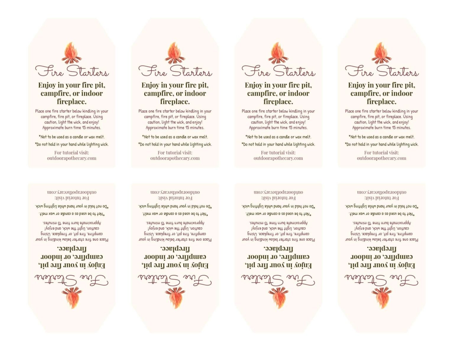 DIY Fire Starters: Charming Homemade Gifts & Printable Tags - The ...