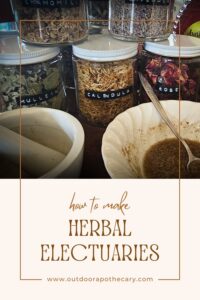 Making Herbal Electuaries: An Easy Herbal Remedy - The Outdoor Apothecary