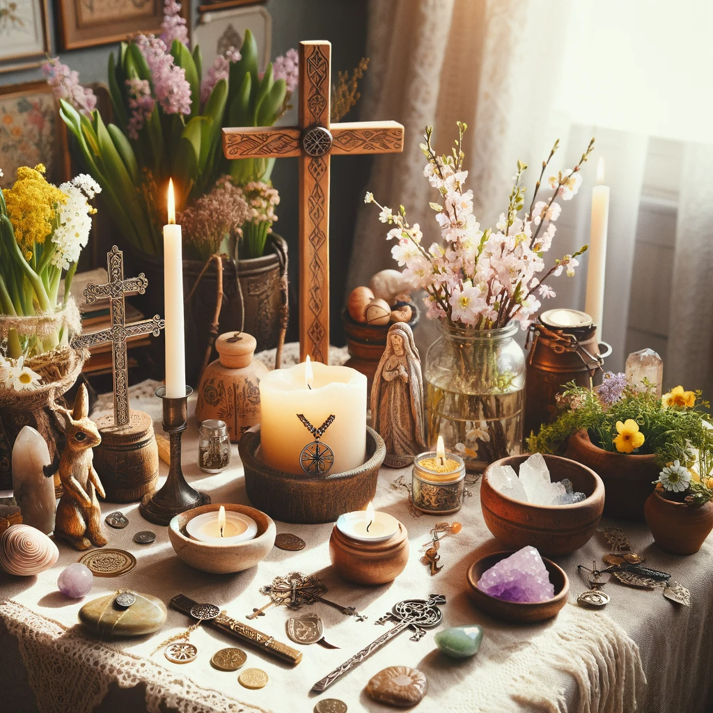 How To Create An Imbolc Altar: Welcoming The Light - The Outdoor Apothecary