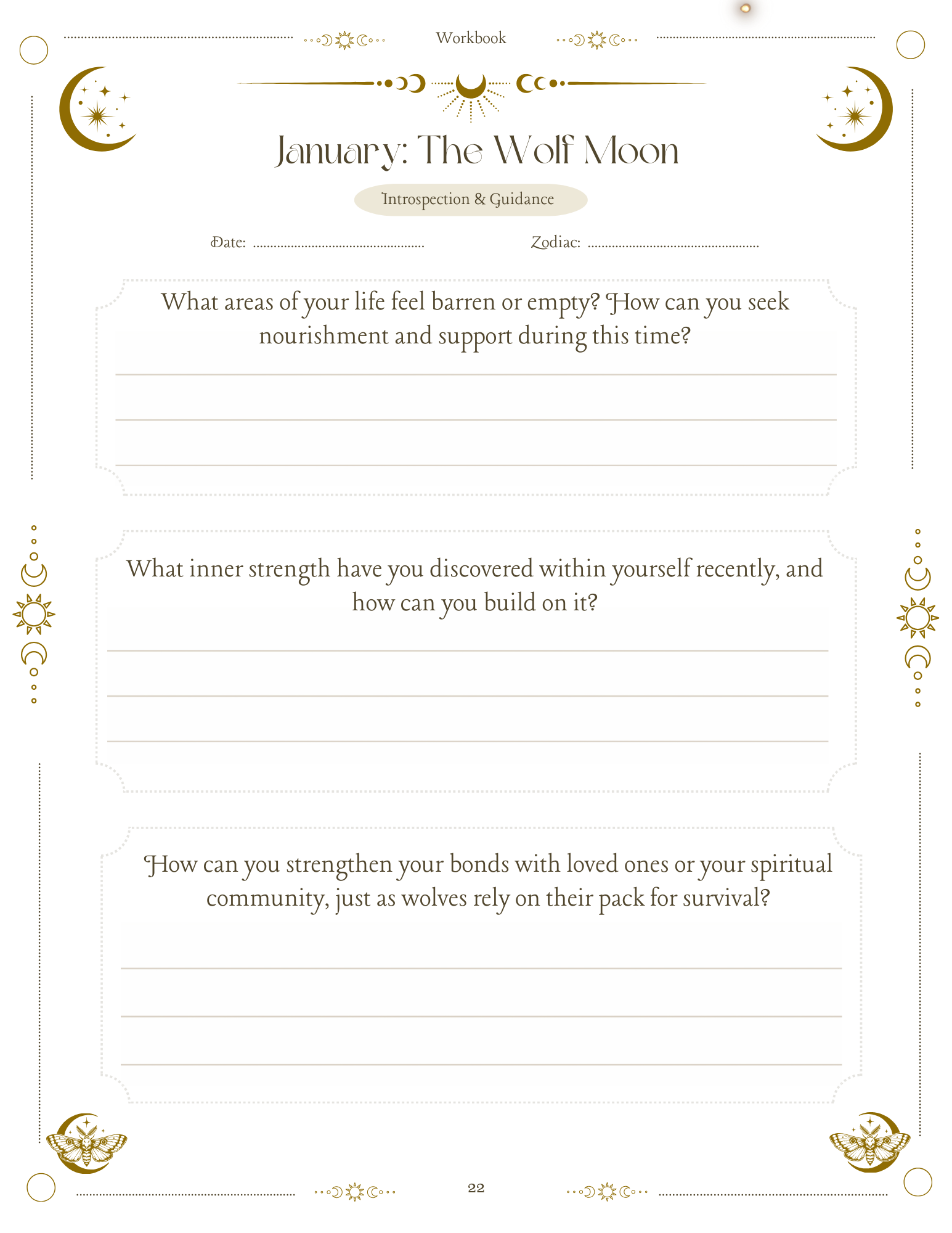 Introducing The Full Moon Journal And Reflection Workbook - The Outdoor ...